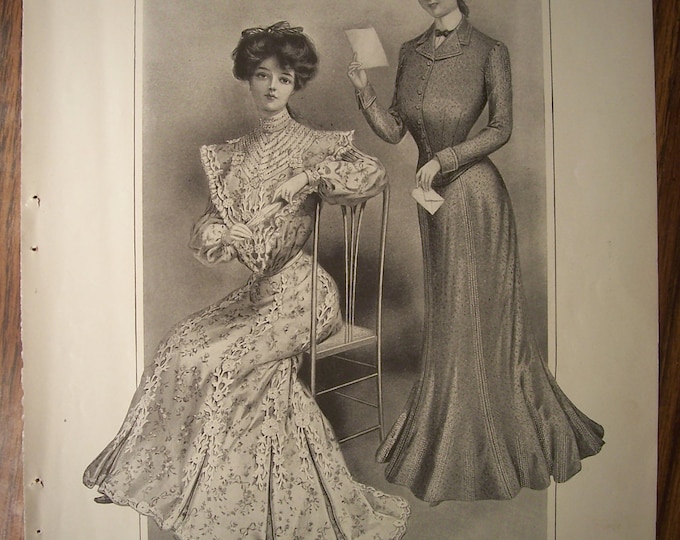 VICTORIAN FASHIONS / 1903 Pattern Butterick Victorian Dresses Gowns ...