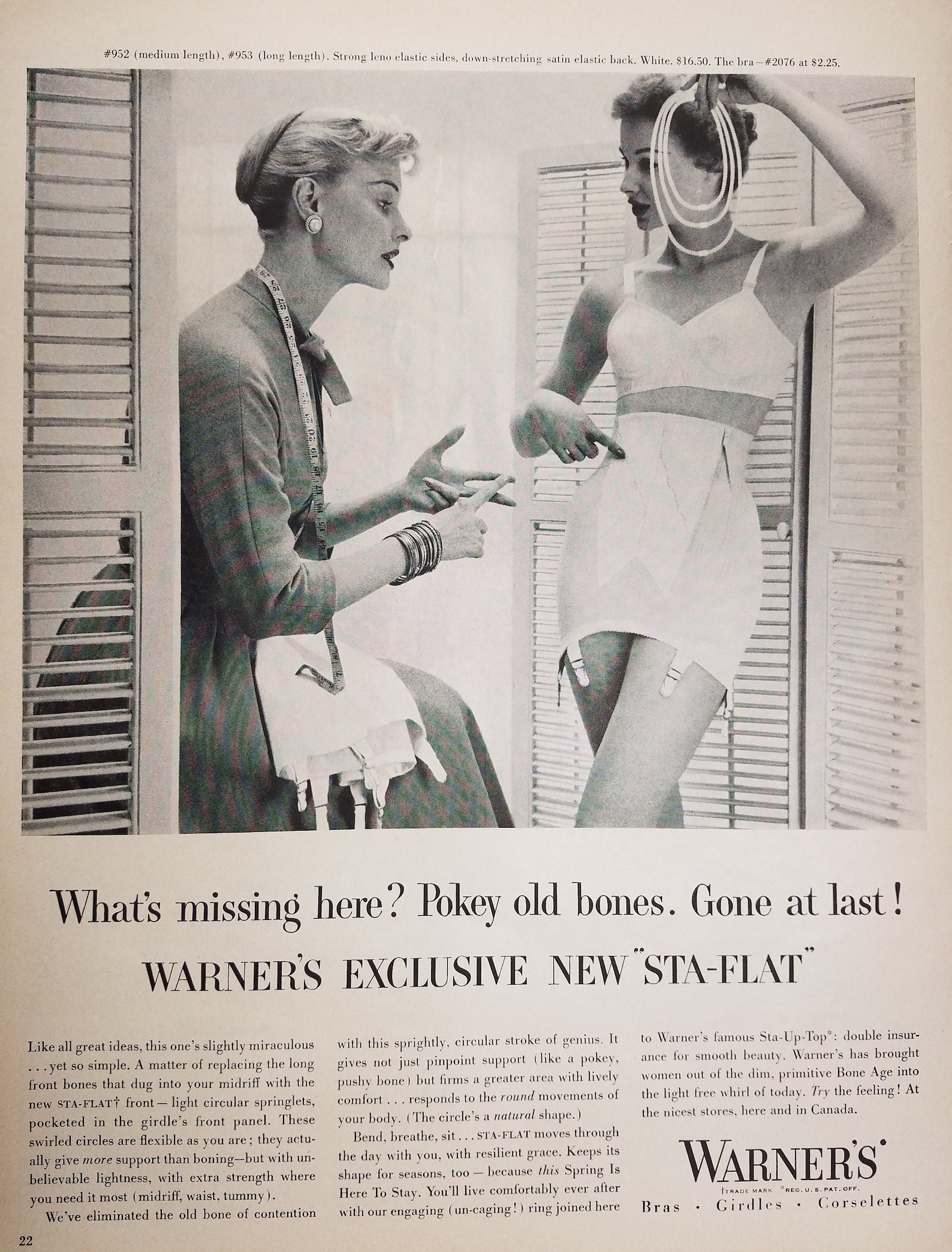 Warners Bras And Girdles Original Vintage Advertisement Etsy