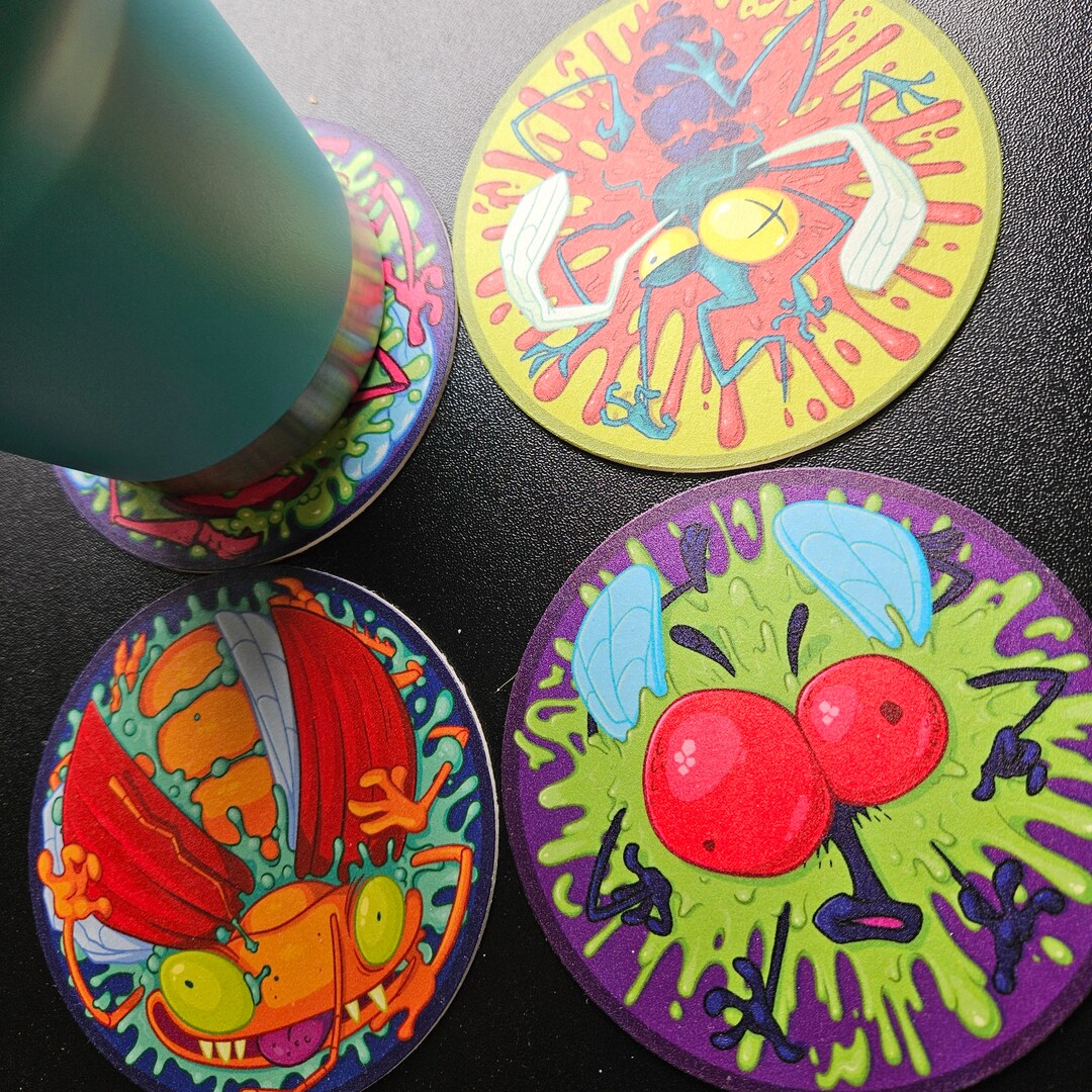 Squashed Bug Coaster Board - Etsy