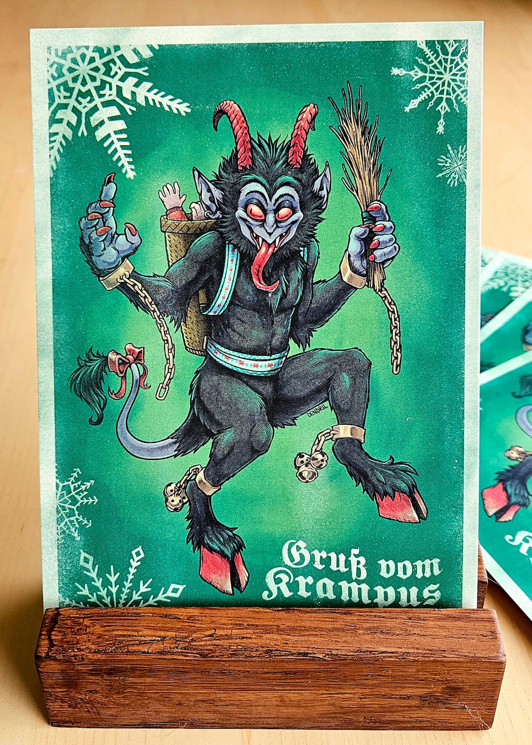 Krampus Greeting Card - Etsy