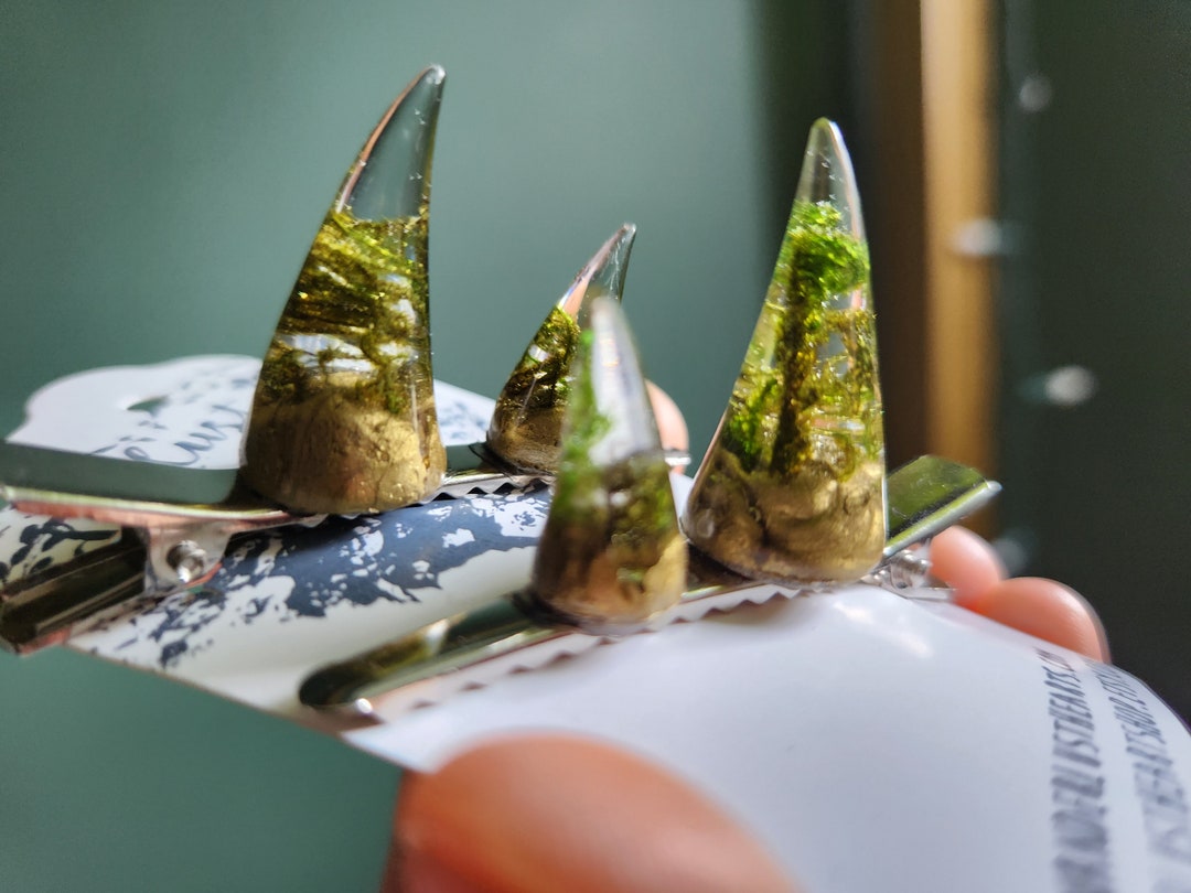 Artemis Goddess - Woodland Horns - Cosplay Horn Hairclips - Resin Horns ...