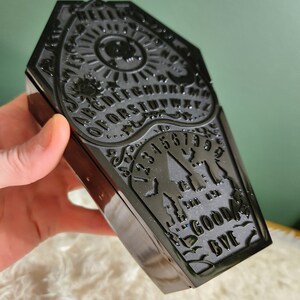 Goth Stash Box - Ouija Trinket Box - Coffin Decor - Goth Home Decor ...