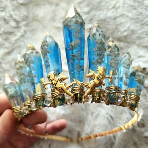 Hera Headpiece Heaven Crown Cloud Crown Angelic - Etsy