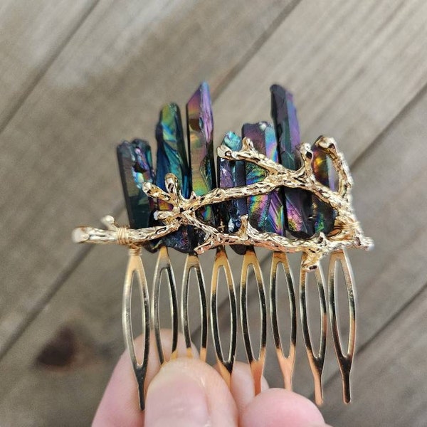 Crystal Hair Comb - Etsy