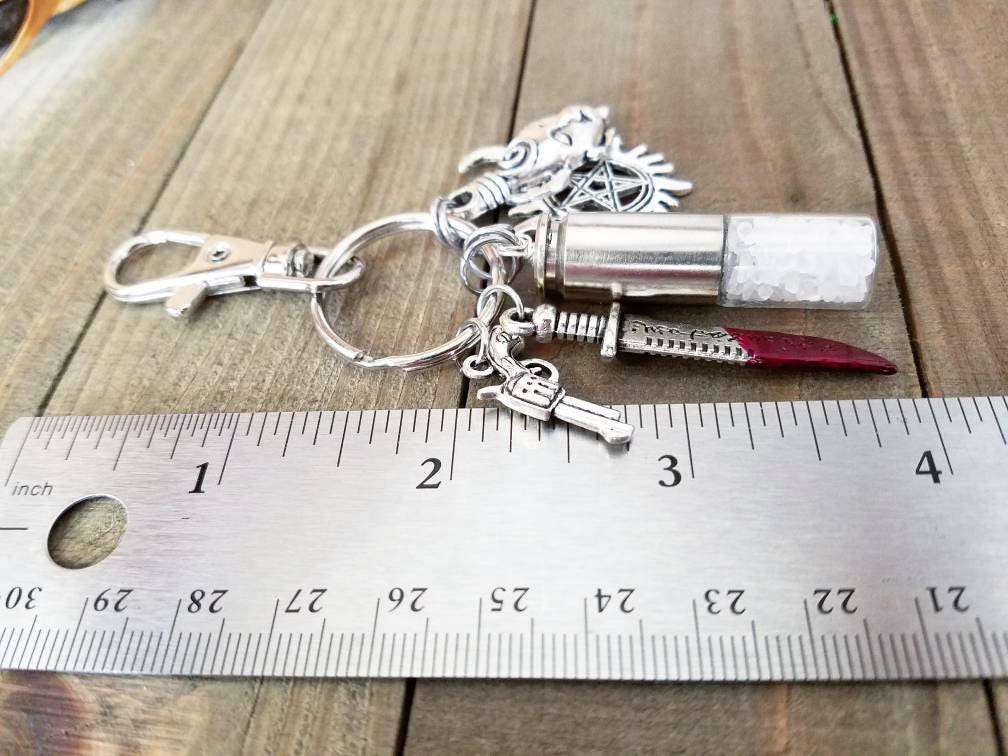 Supernatural Keychain Cosplay Keychain Supernatural Bff | Etsy