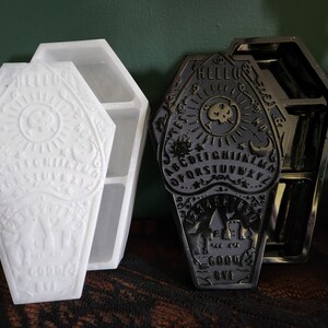 Goth Stash Box - Ouija Trinket Box - Coffin Decor - Goth Home Decor ...
