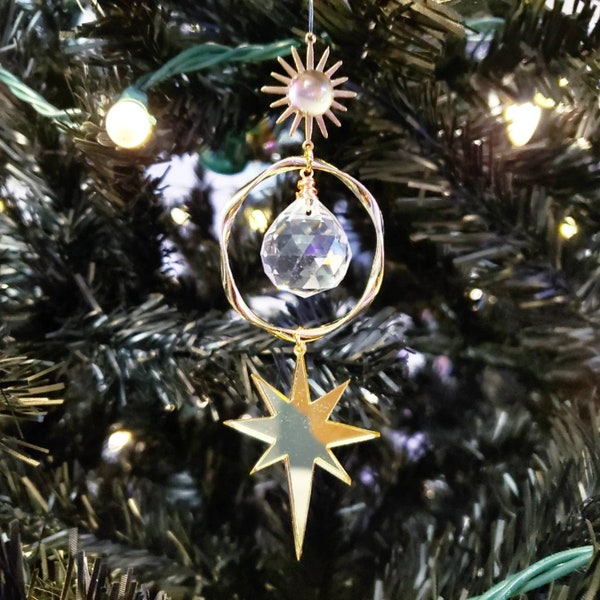 North Star Ornament - Etsy