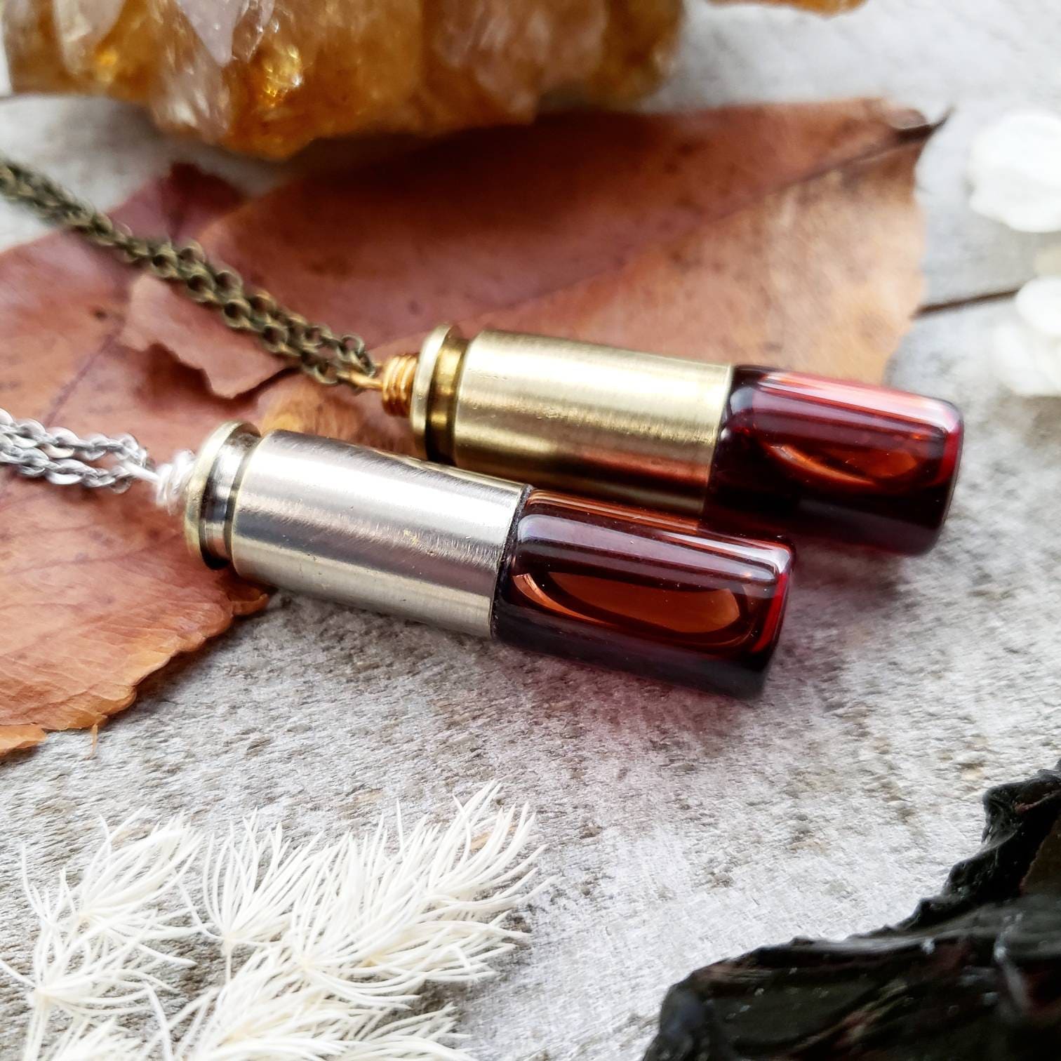 Matching blood necklaces store