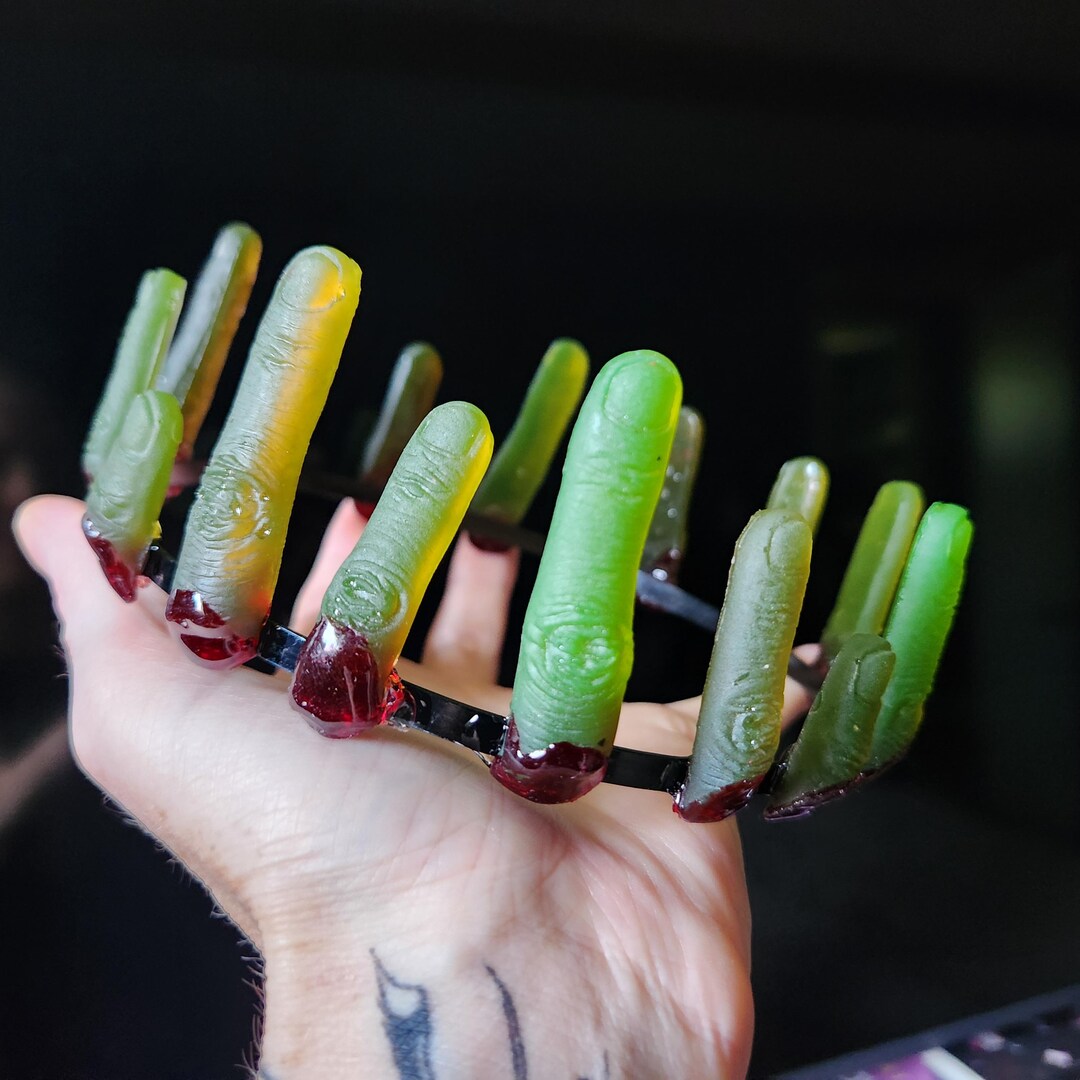 Zombie Headpiece - Finger Crown - Zombie Finger - Zombie Cosplay ...