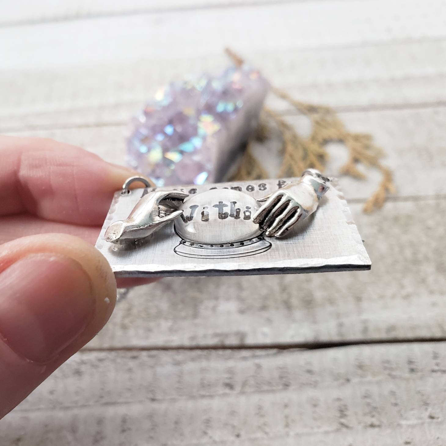 Crystal Ball Necklace - Gypsy Crystal Ball Necklace - Fortune Teller ...