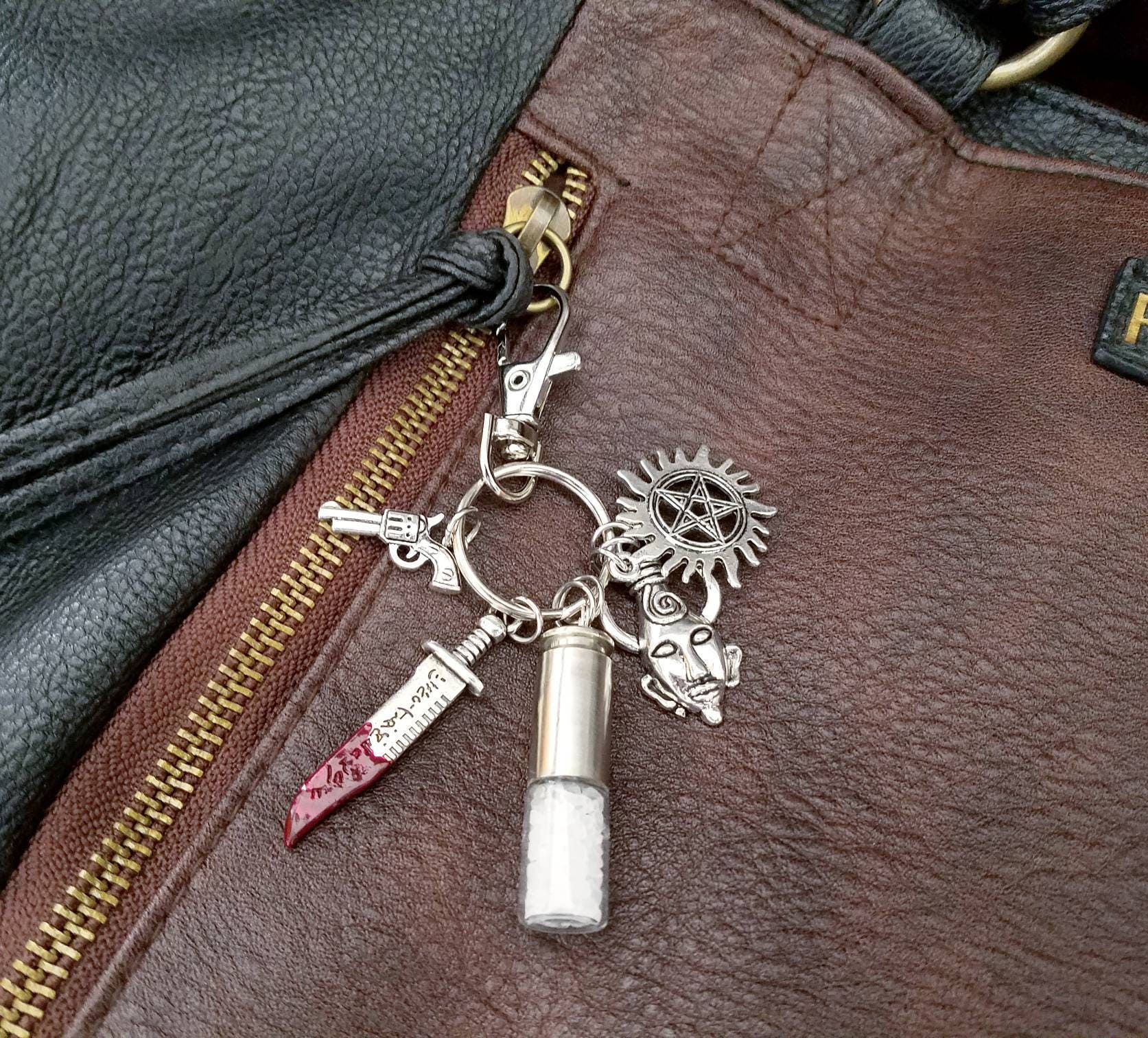 Supernatural Keychain Cosplay Keychain Supernatural Bff | Etsy