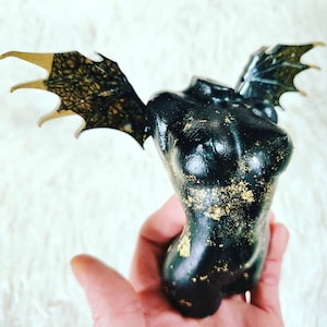 Goth Mini Goddess Bust - Demon Statue - Demon Goddess Mini Bust - Goth ...