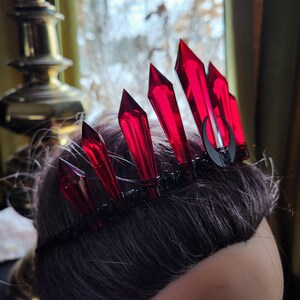 Gothic Headpiece - Dark Goddess Crown - Celestial Festival Crown ...
