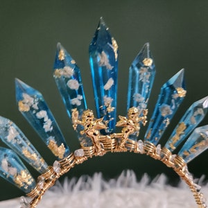 Hera Headpiece - Heaven Crown - Cloud Crown - Angelic Headpiece - Gold ...