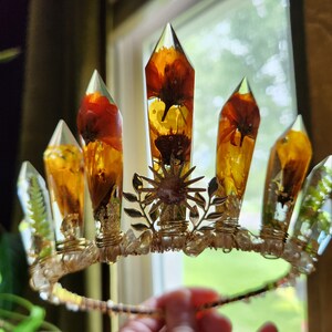 Demeter Crown - Crystal Crown Headpiece - Goddess Demeter - Greek ...