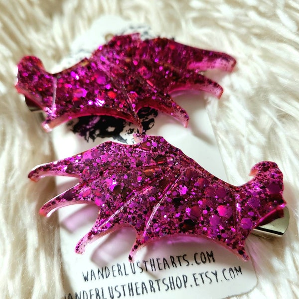 Angel Wing Hair Clip - Etsy