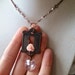 Crystal Key Necklace - Key Pendant - Lock and Key - Whimsical Jewelry ...