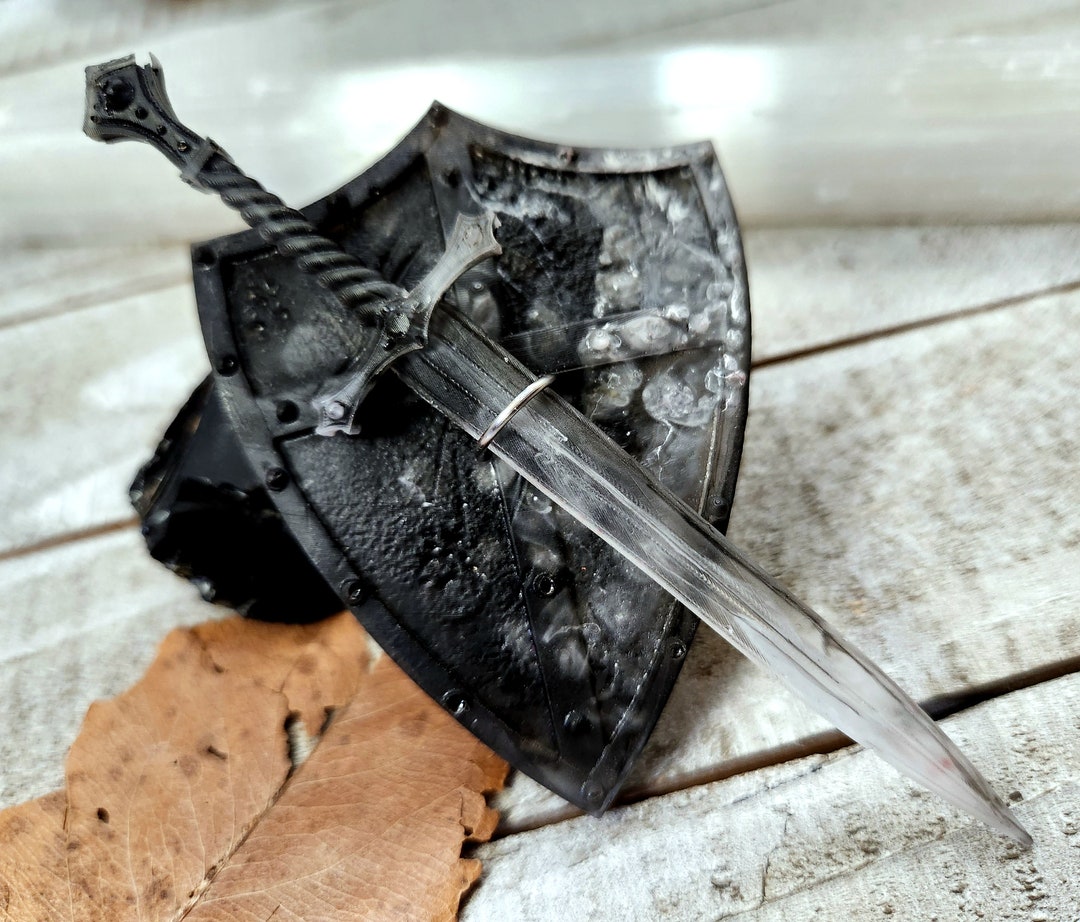 Medieval Hair Clip - Sword Hair Accessories - Shield and Sword ...