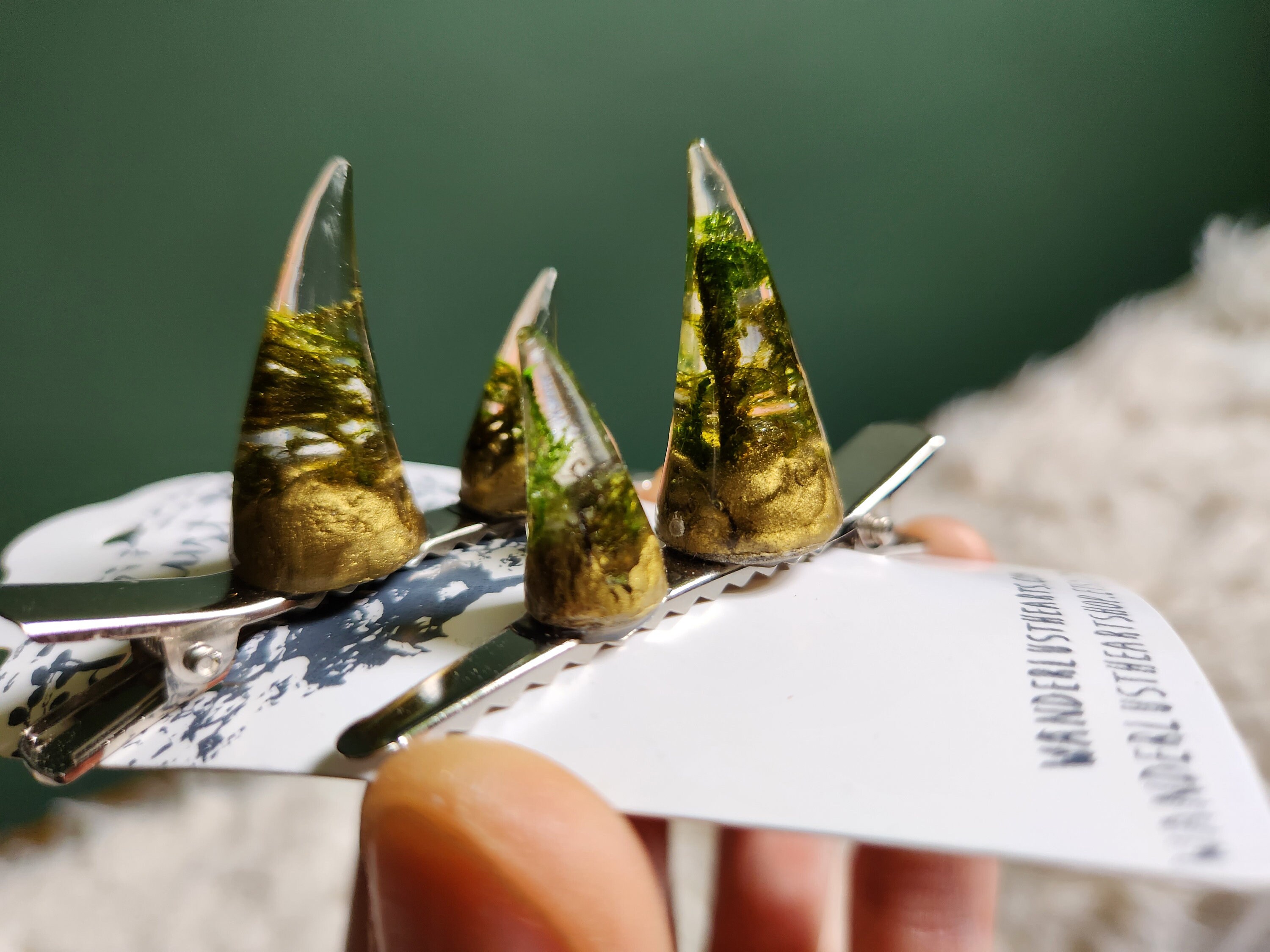 Artemis Goddess - Woodland Horns - Cosplay Horn Hairclips - Resin Horns ...
