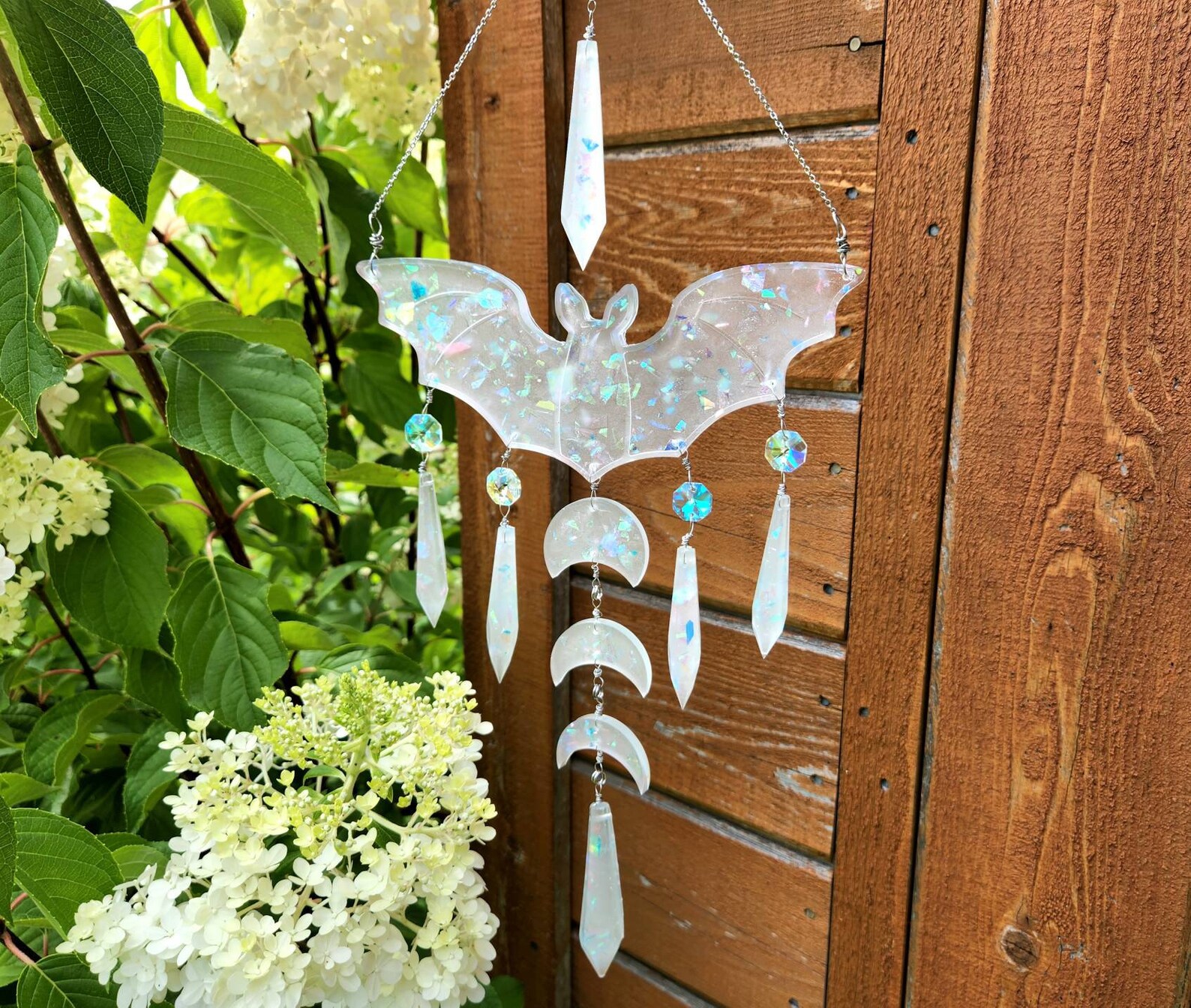Resin Garden Decor Bat Suncatcher Glow in the Dark Bat - Etsy