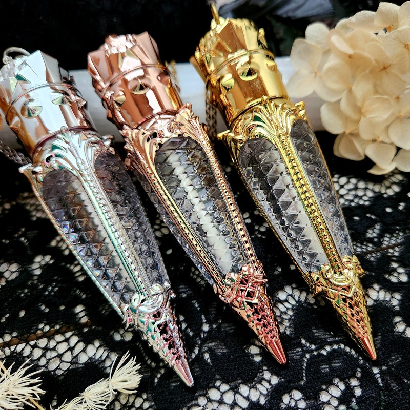 Glass Vial Pendant - Etsy