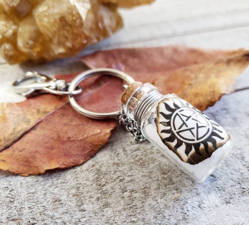 Supernatural Keychain Anti Possession Sigil Supernatural - Etsy