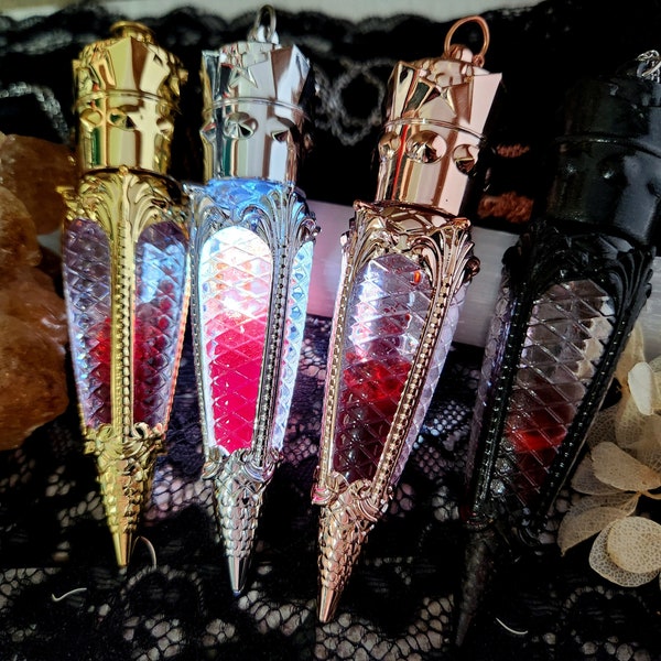 Vampire Blood Necklace - Etsy