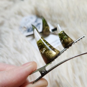 Artemis Goddess - Woodland Horns - Cosplay Horn Hairclips - Resin Horns ...