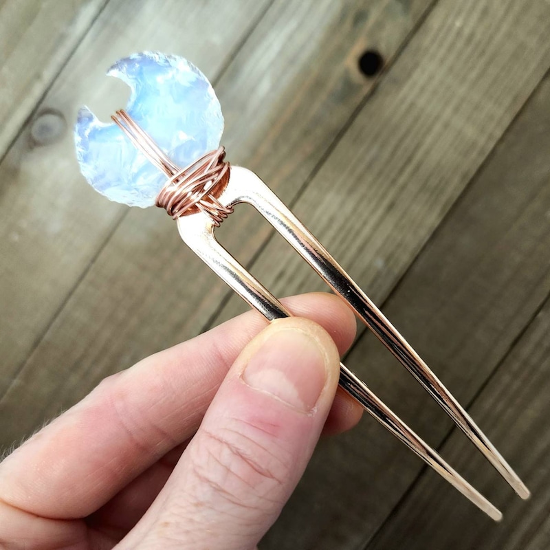 Moon Hair Pin - Etsy