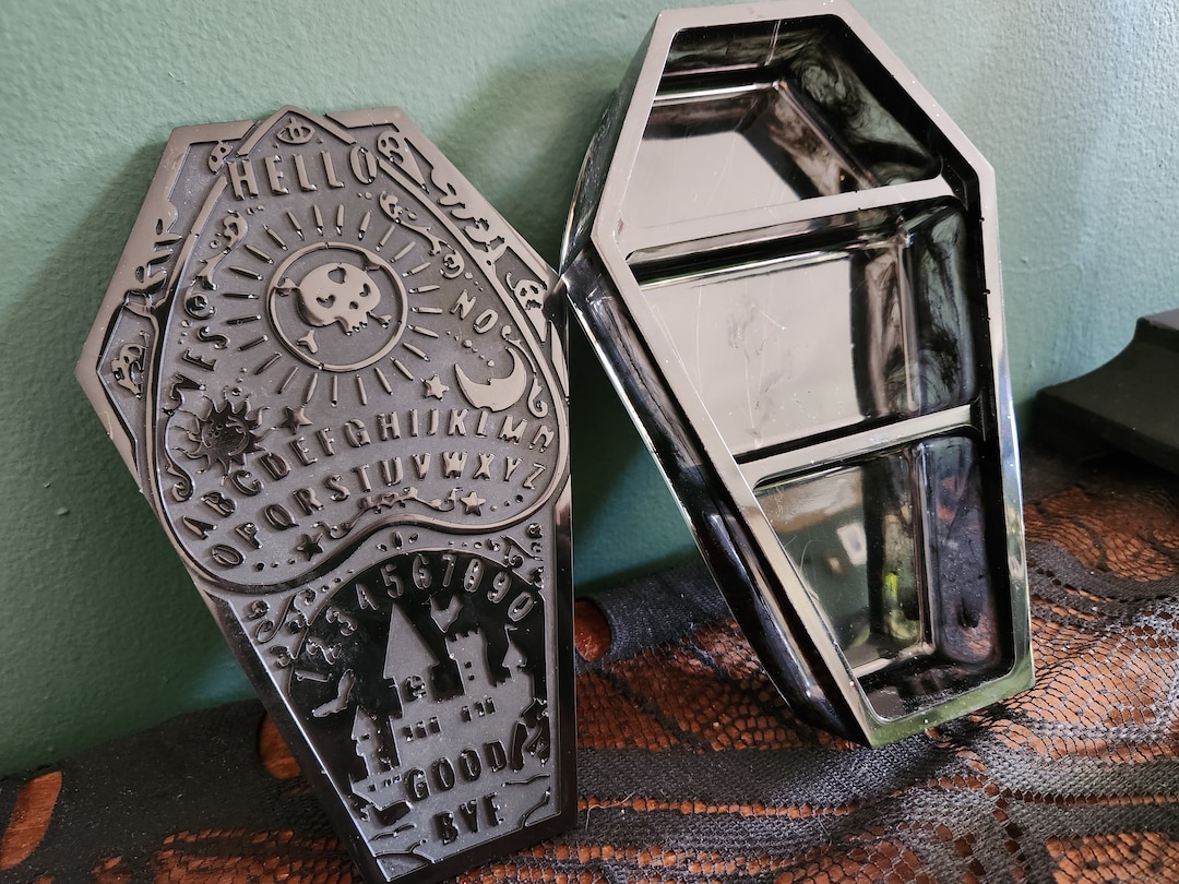 Goth Stash Box - Ouija Trinket Box - Coffin Decor - Goth Home Decor ...