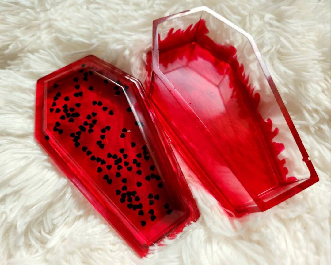Trinket Box - Coffin Trinket Box - Spooky Decor - Bloody Valentine ...