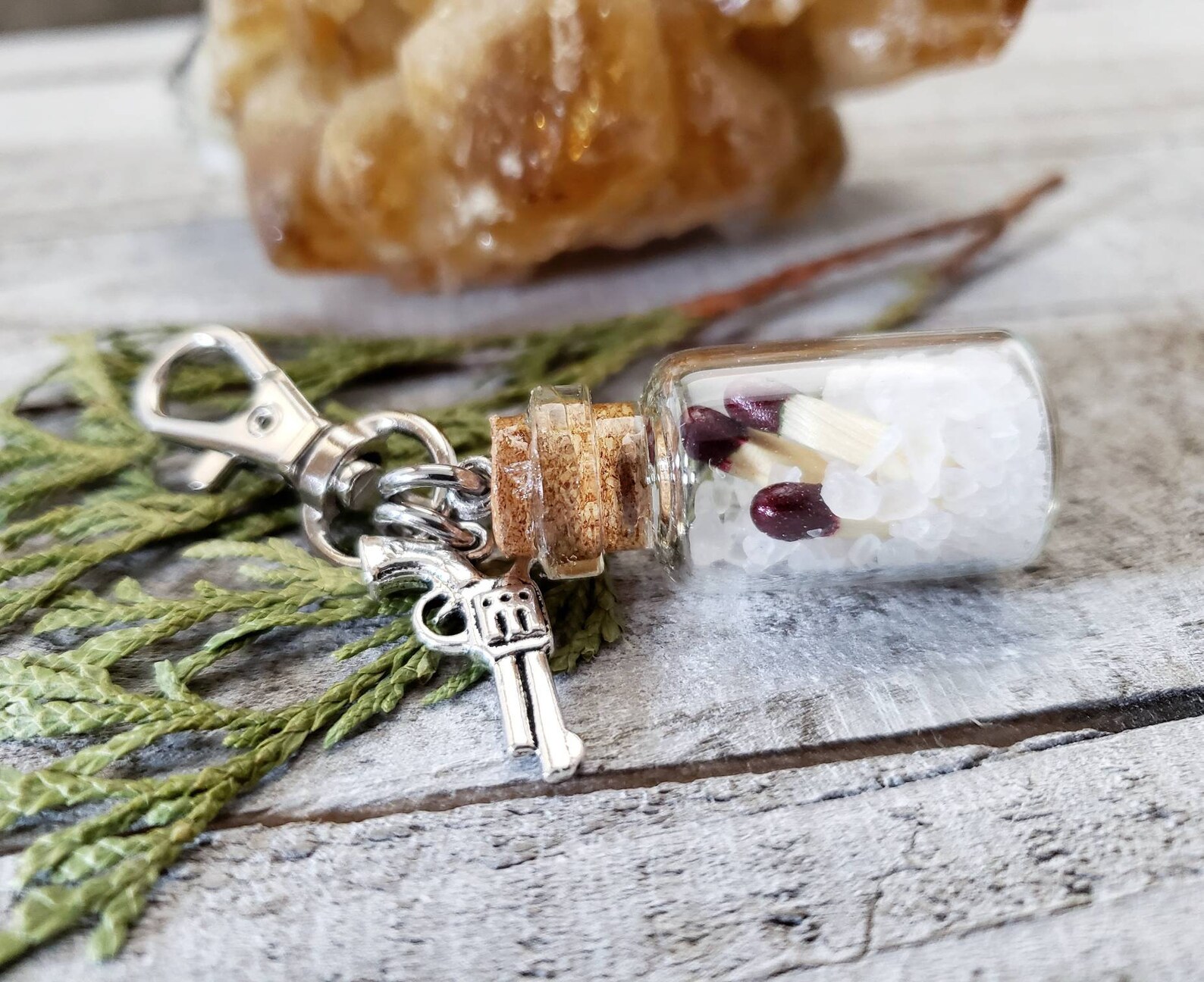 Supernatural Keychain - Supernatural Planner Charm - Supernatural Salt ...