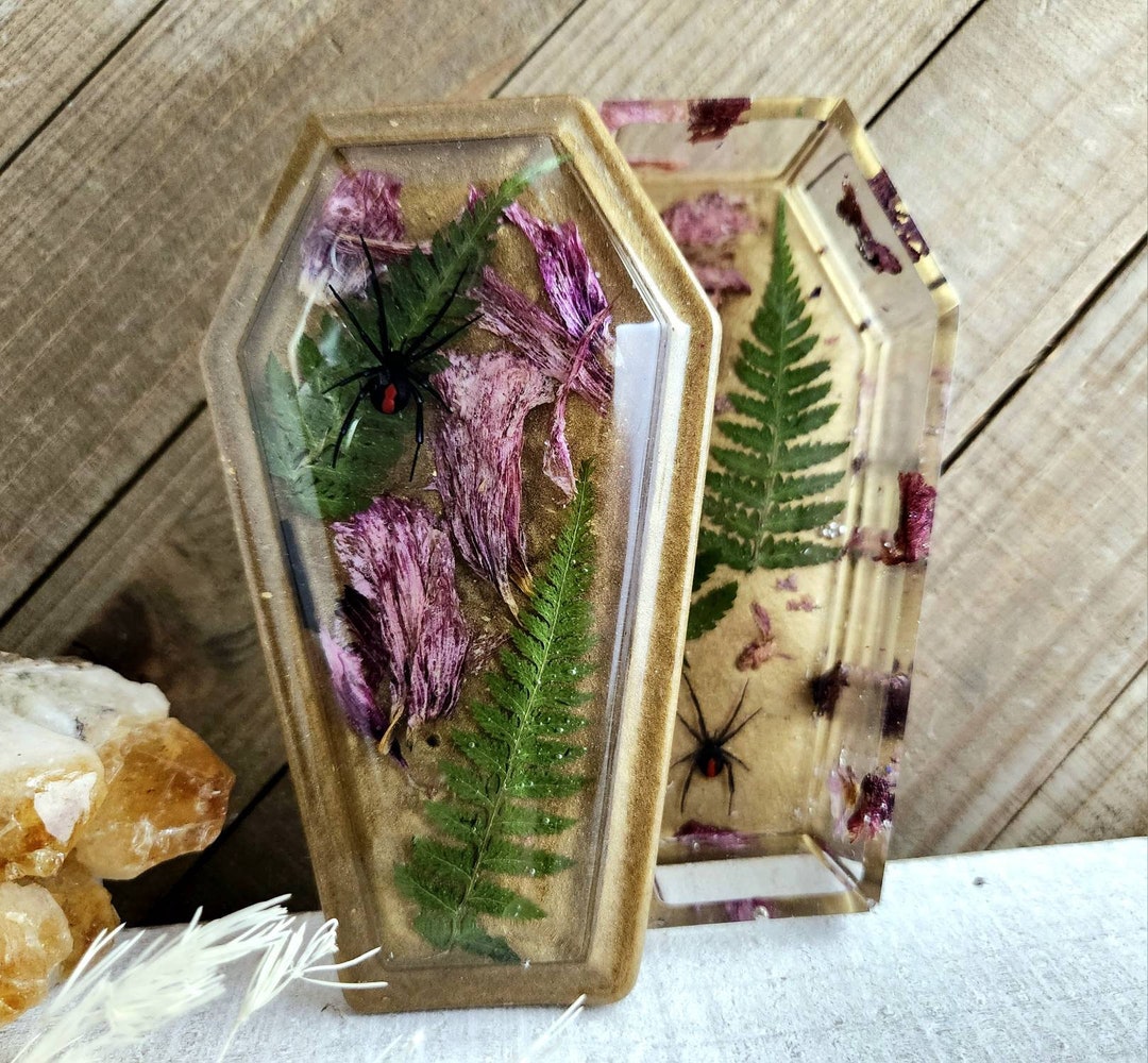 Goth Trinket Box Coffin Trinket Box Spooky Shelf Decor Coffin Dish ...