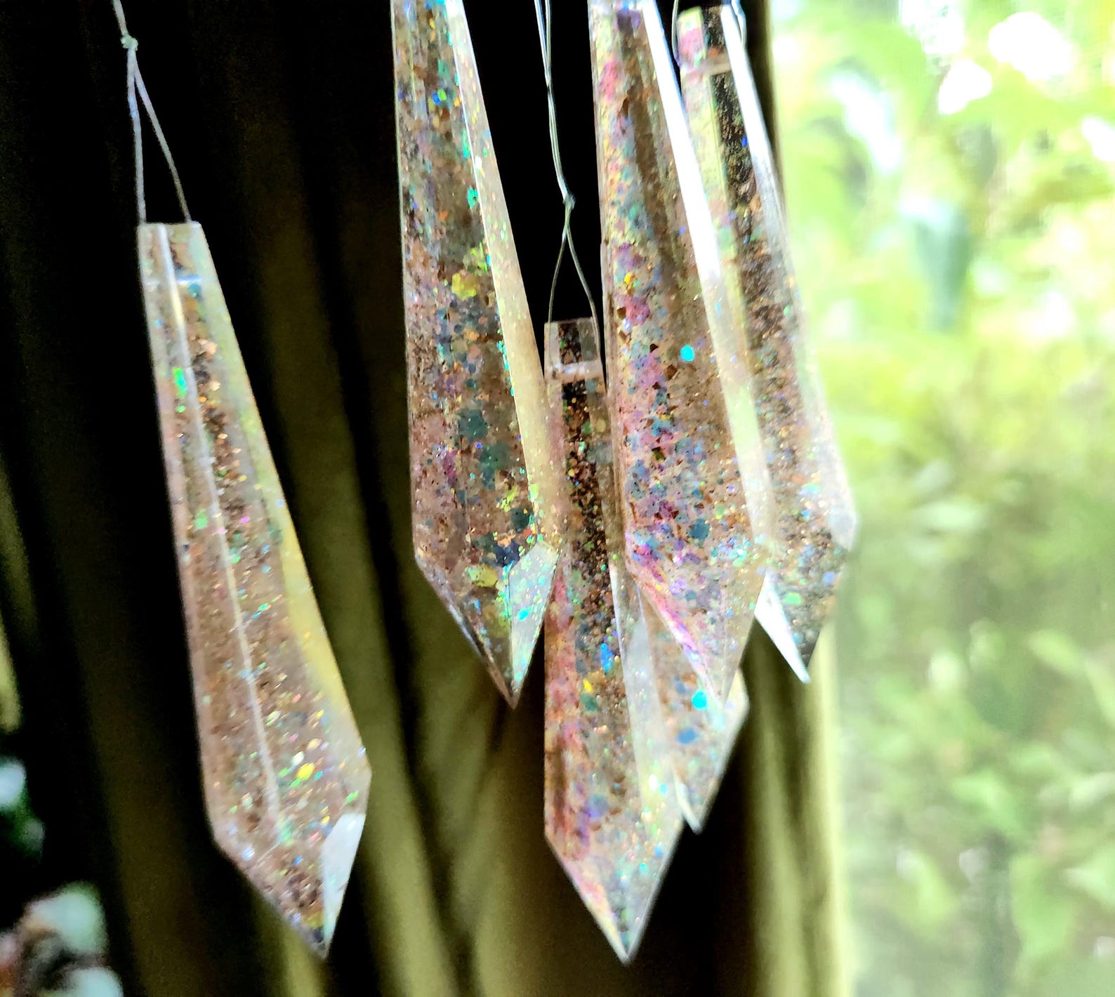 Gold Icicle Ornaments - Holiday Tree Ornaments - Ornament Sets - Boho ...