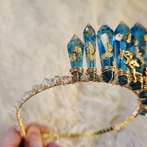 Hera Headpiece - Heaven Crown - Cloud Crown - Angelic Headpiece - Gold ...