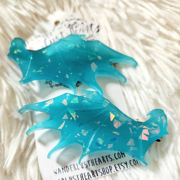 Wing Hair Clips - Etsy