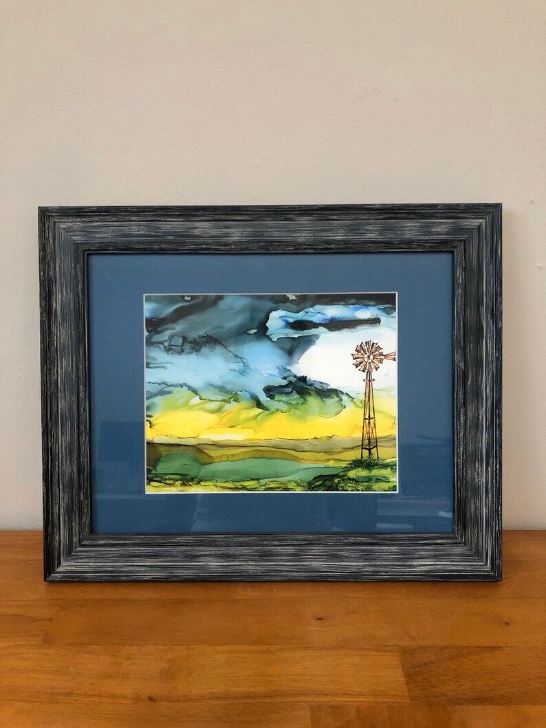 Texas Art Print Alcohol Ink Art Texas Gift Art Print - Etsy