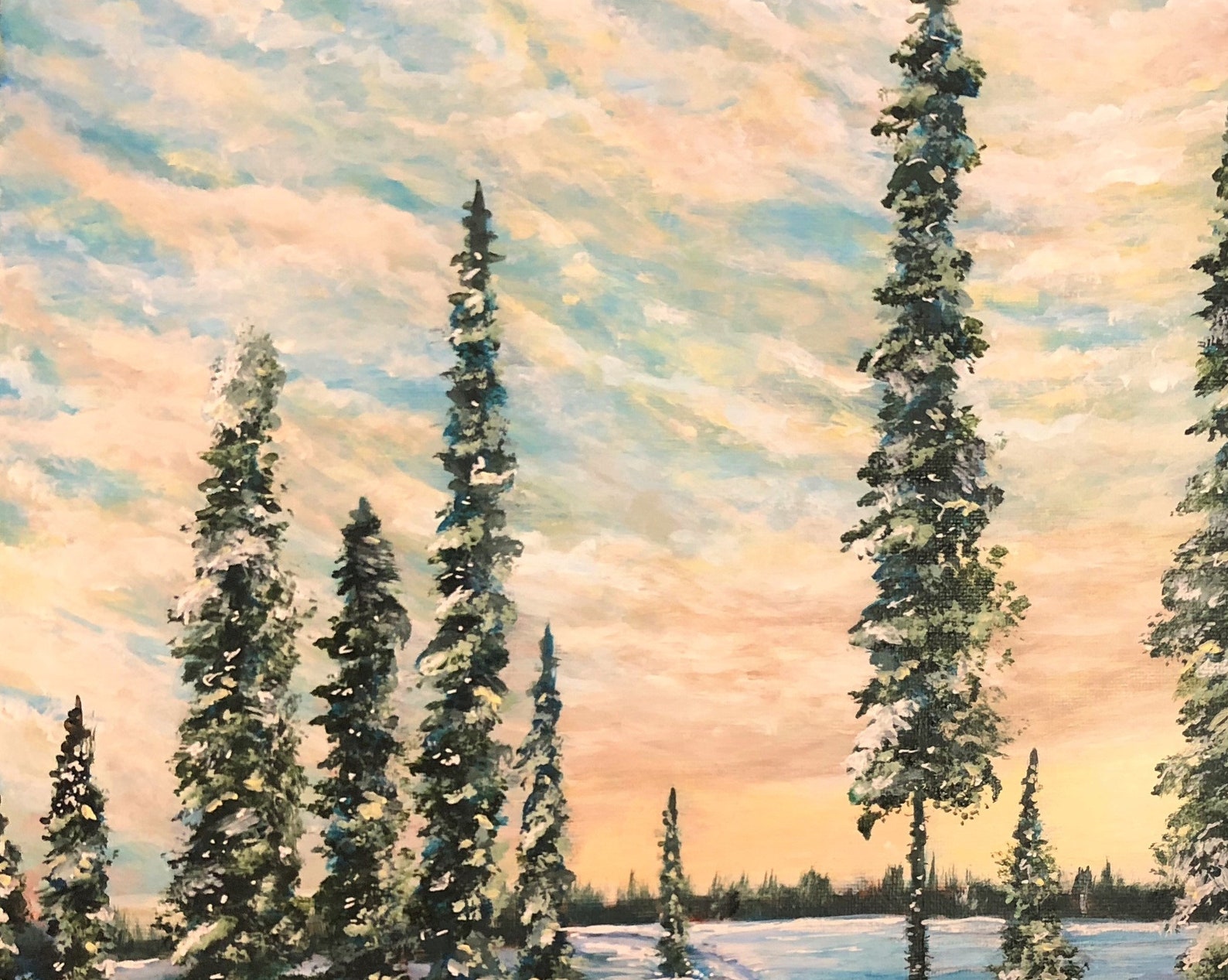 Iditarod painting art print Alaska sled dog painting Alaska | Etsy