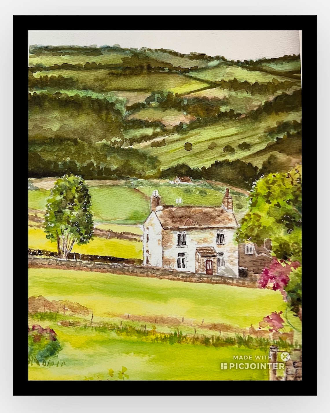 English Countryside Painting Watercolor Art Prints - Etsy