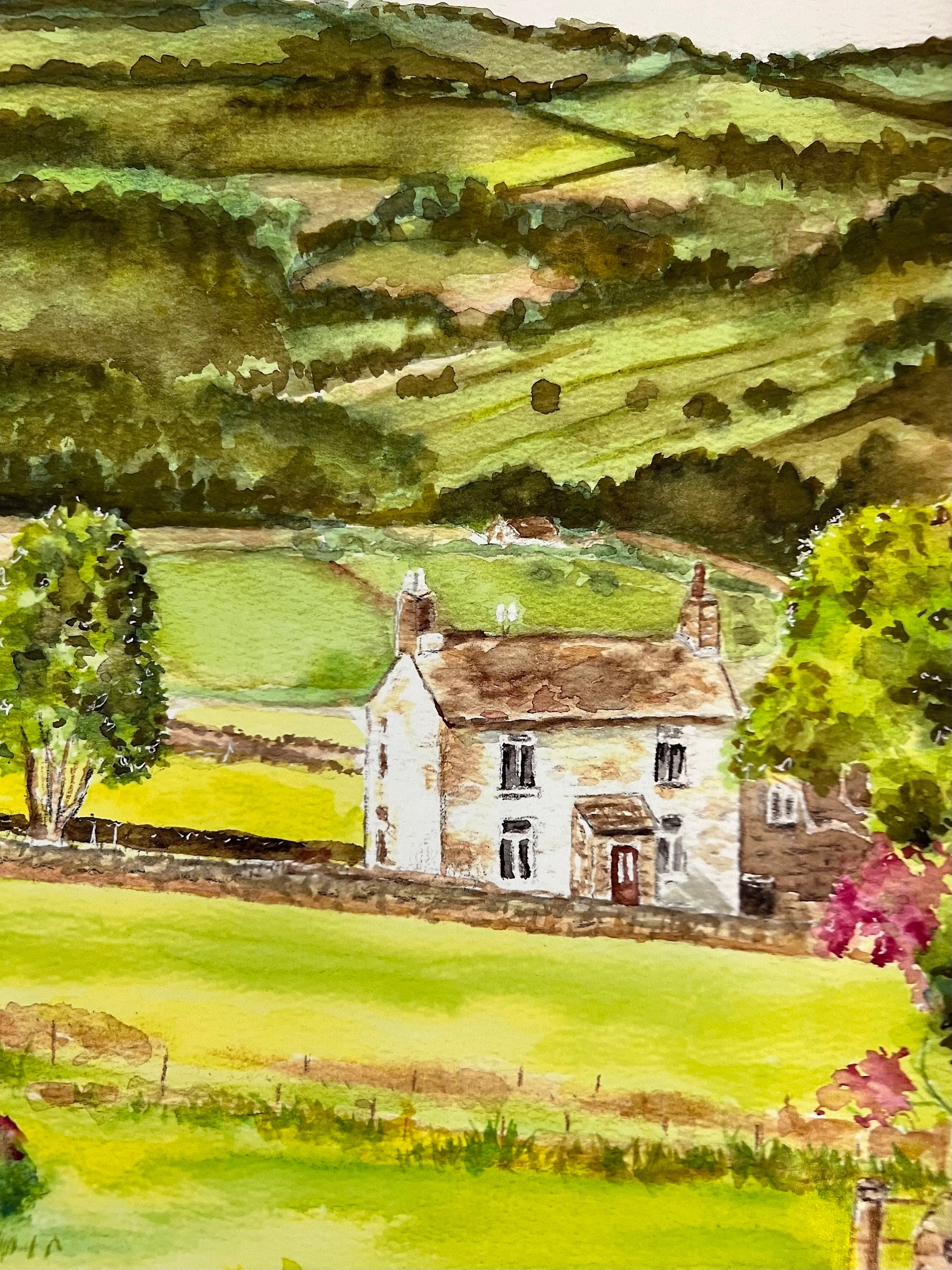 English Countryside Painting Watercolor Art Prints - Etsy