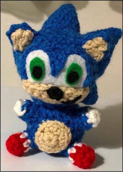 Roly Poly Blue Hedgehog - Crochet Pattern - Etsy