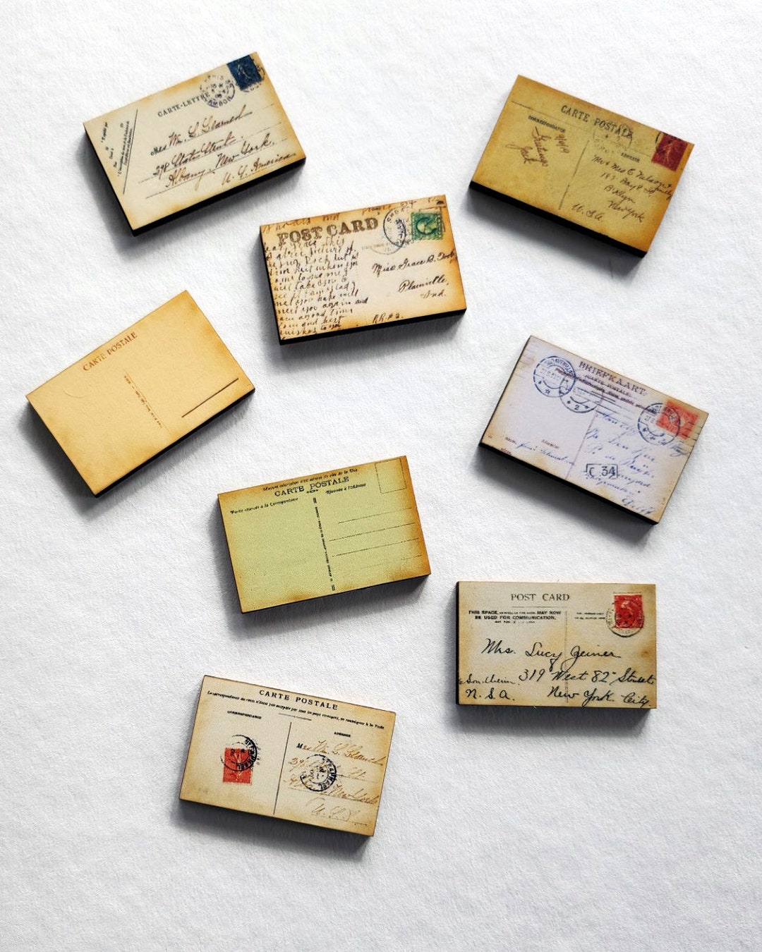 Victorian Letters- Mail- Postcards - Wood Cut Outs- Die Cuts - Etsy