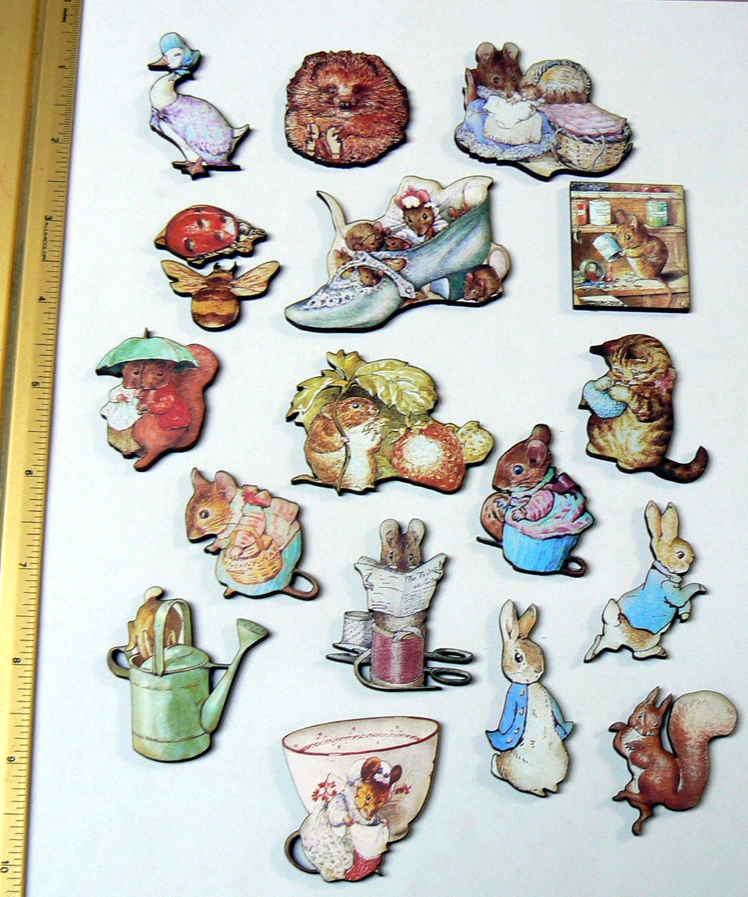 Beatrix Potter Character Wood Cut Outs - Etsy