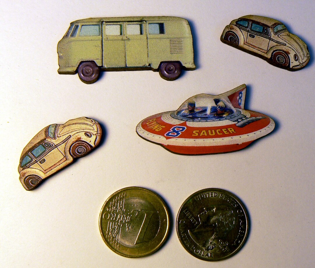 Vintage Toy Miniatures Wood Die Cut Outs - Etsy