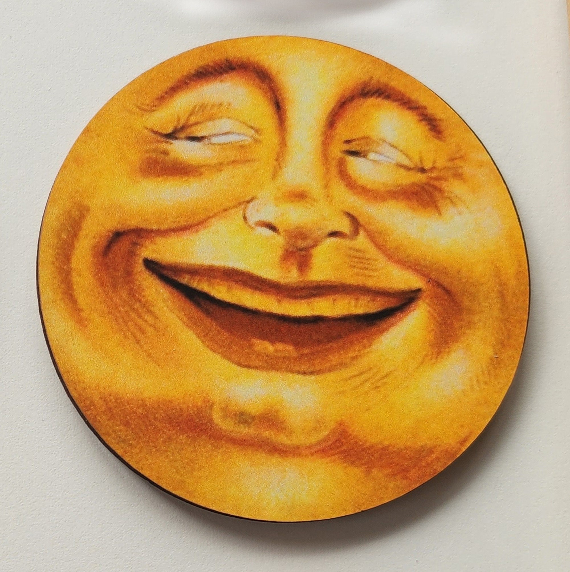 Vintage Moon Face Vintage Lunar Calendar Moon Stamp | Stamprints