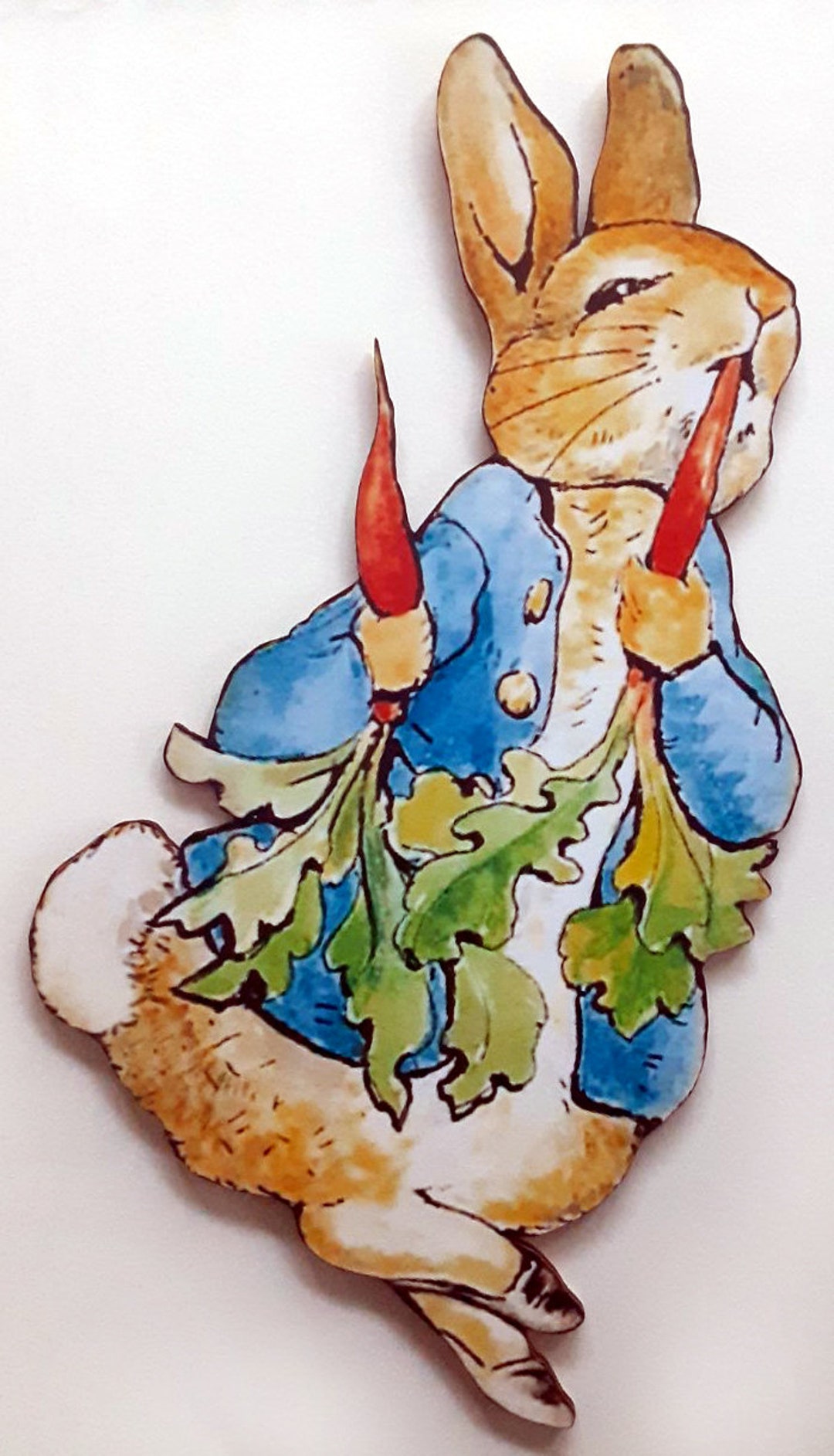 Peter Rabbit With Carrots-wood Cut Out- Choose a Size-- SALE on 2 and 3 ...