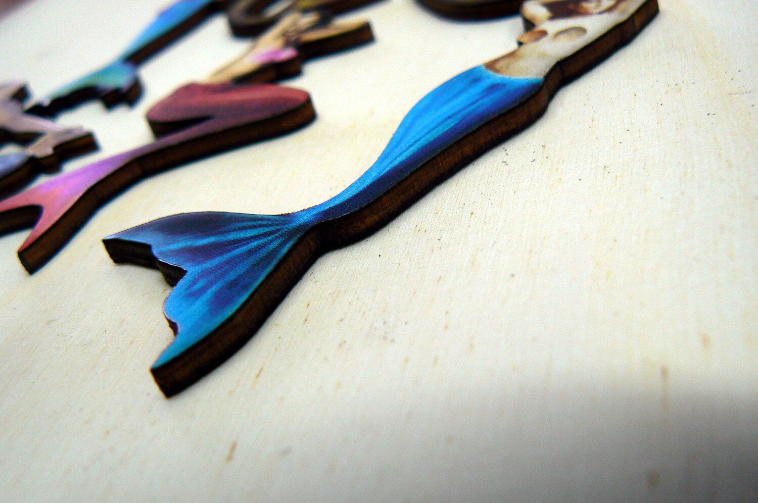 Mermaids and Mermen Wood Cut Outs, Die Cuts - Etsy