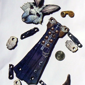 Scary Rabbit Steampunk Style Die Cut for Jumping Jack or Pull Puppet - Etsy