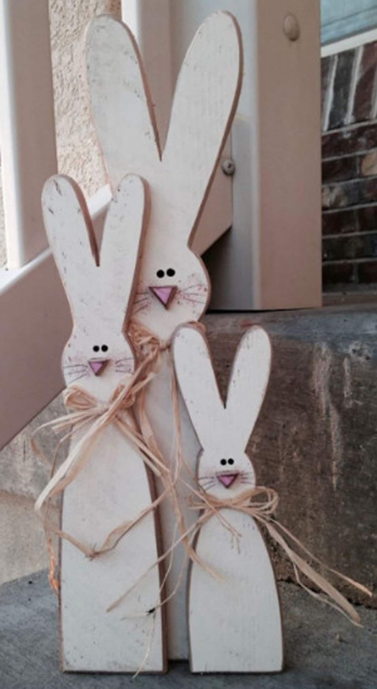 Wood Bunnies Wood Cutting Pattern Laser Digital Delivery - Etsy