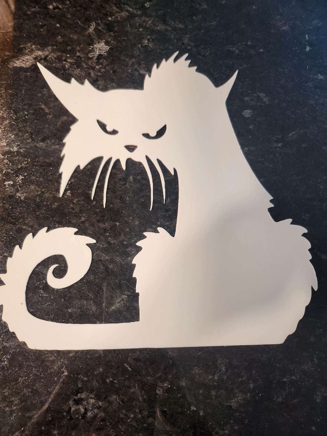 Digital Download - Scary Halloween Cat Cutting File- Laser - Etsy